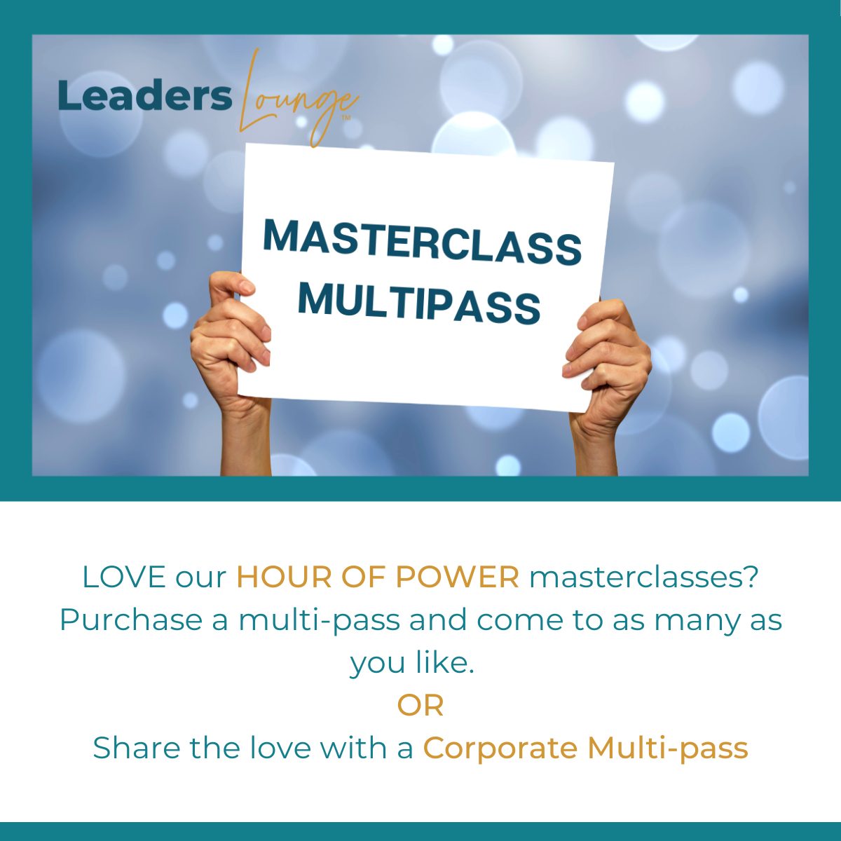 Masterclass | Leaders Lounge